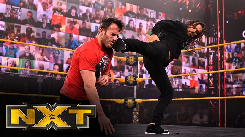 Adam Cole Attacks Roderick Strong On WWE NXT Adam Cole Attacks Roderick Strong On WWE NXT