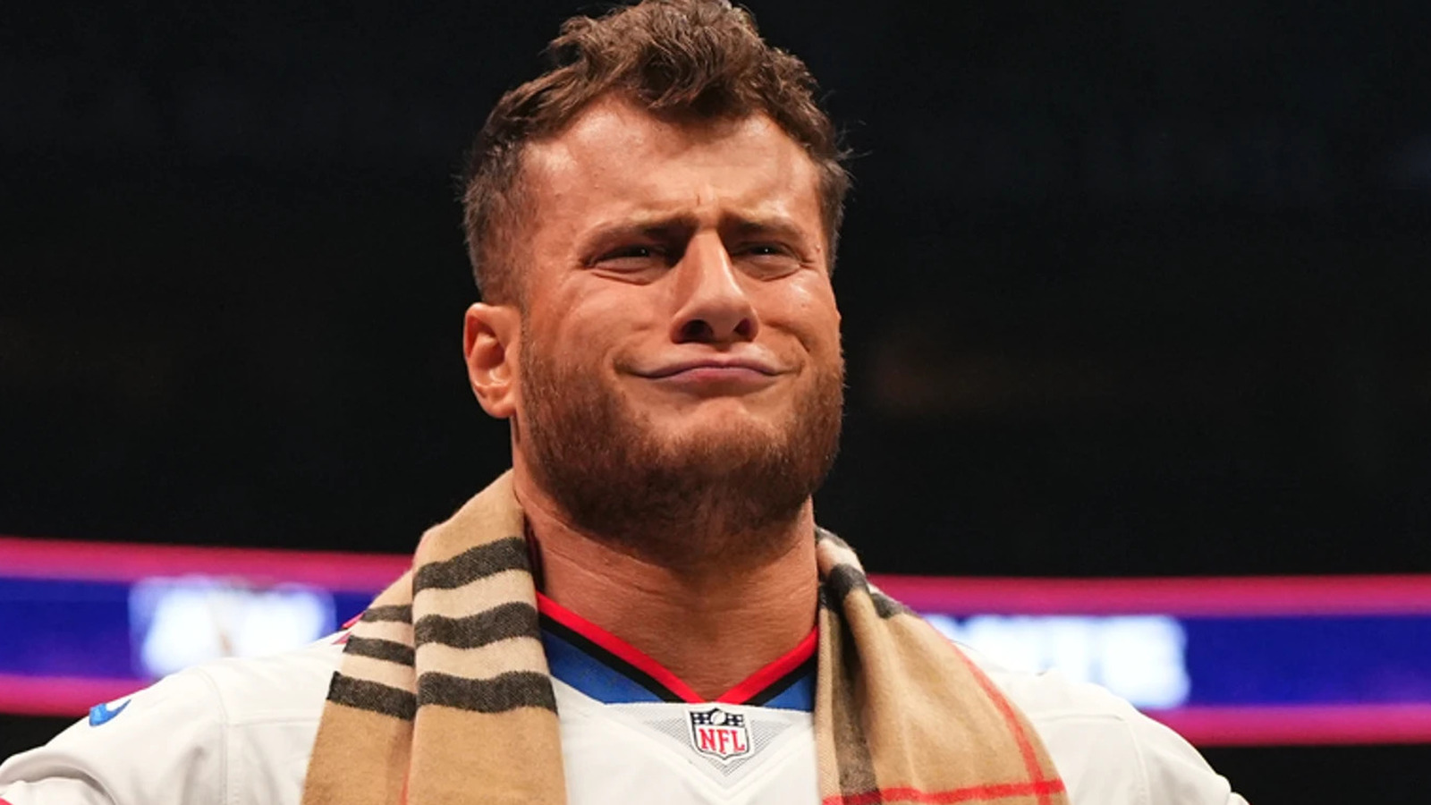 AEW Champion MJF Throws Cake In TV Host's Face At New York Islanders Game