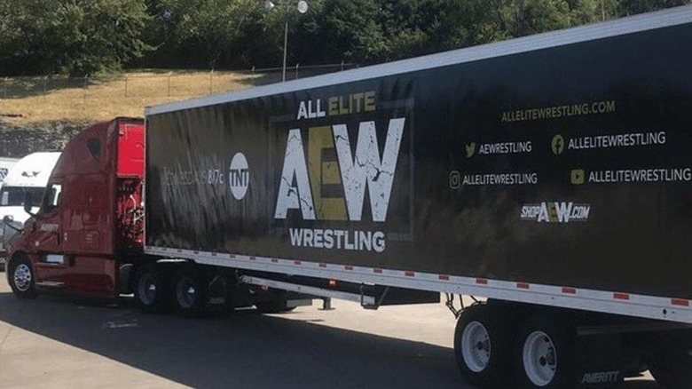 AEW Production Truck Involved In Car Accident Before Dynamite