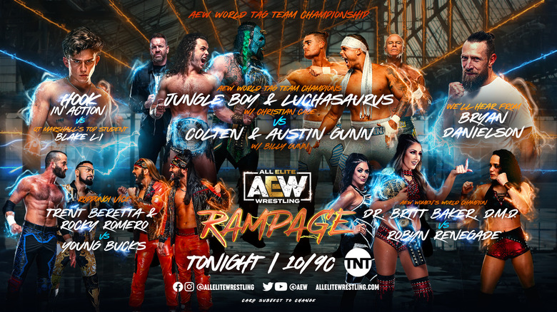 AEW Rampage Results (2/11) – Tag Title Match, Young Bucks, Dr. Britt Baker, Hook