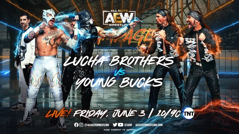 AEW Rampage Preview For Tonight: Young Bucks vs. Lucha Brothers
