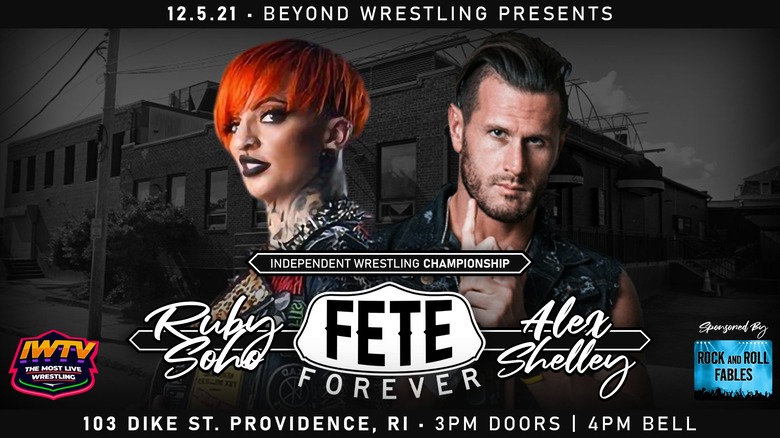 Alex Shelley Vs. Ruby Soho Announced For Indie Event Alex Shelley Vs. Ruby Soho Announced For Indie Event
