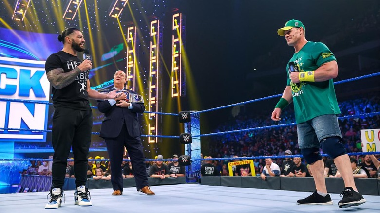 Backstage News On The John Cena - Roman Reigns Promo Segment, How Vince ...