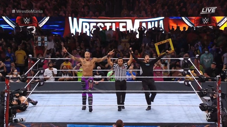 Bad Bunny Makes His WWE In-Ring Debut At WrestleMania 37