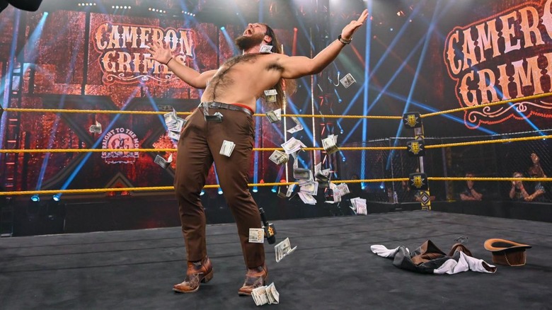 Cameron Grimes Reveals How Much Money He Threw In The Ring On WWE NXT