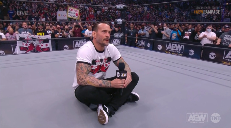 CM Punk Returns On AEW Rampage CM Punk Returns On AEW Rampage