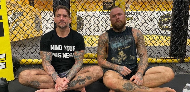 CM Punk Trains With Zelina Vega And Malakai Black, MMA Fighter With ...