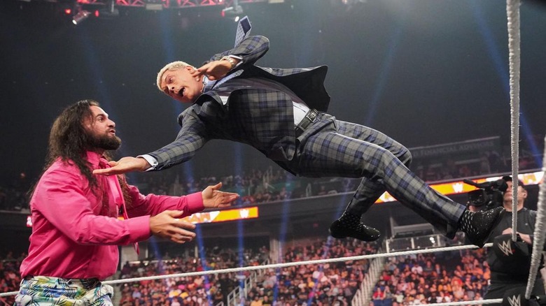 Cody Rhodes Reacts As Fan Jumps Barricade To Meet Him (Video)