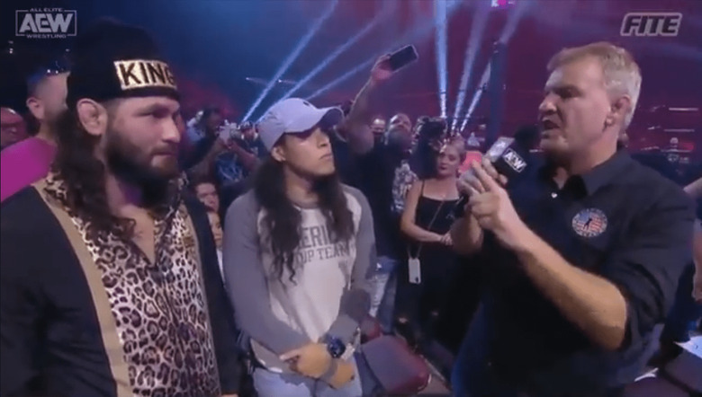 Top UFC Fighters Appear On AEW Dynamite, Dan Lambert Gets Physical