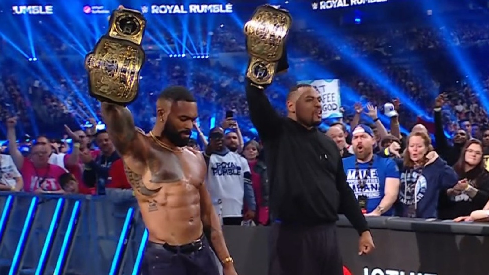 DIY Retain WWE Tag Titles At Royal Rumble Following Interference From ...