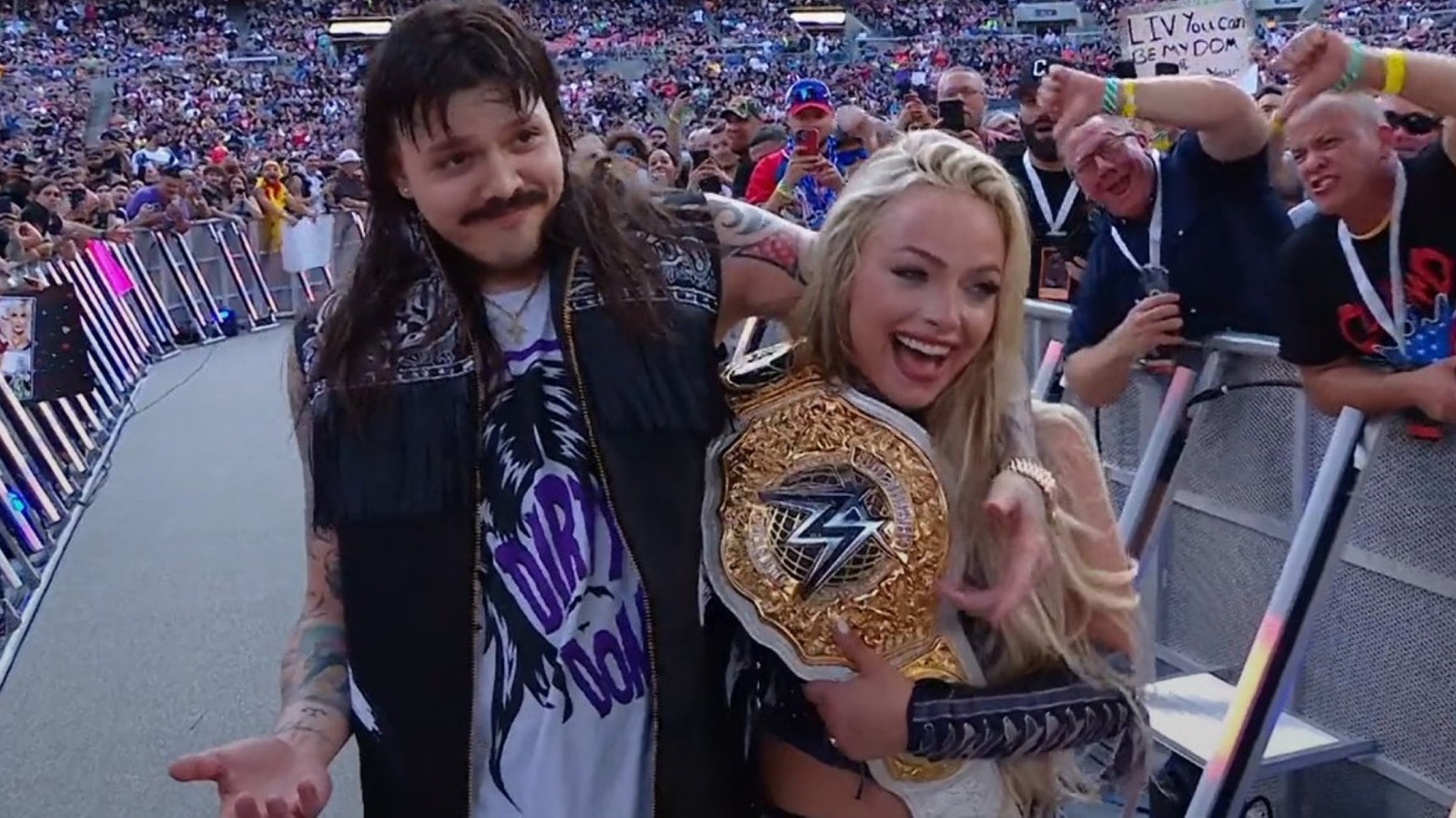 Dominik Mysterio Turns On Rhea Ripley, Helps Liv Morgan Retain Title At WWE SummerSlam