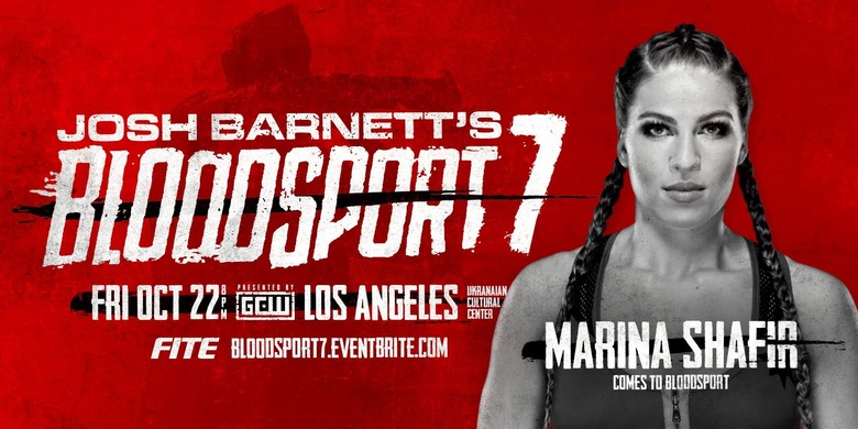 Former WWE NXT Star Marina Shafir Debuting At Bloodsport 7