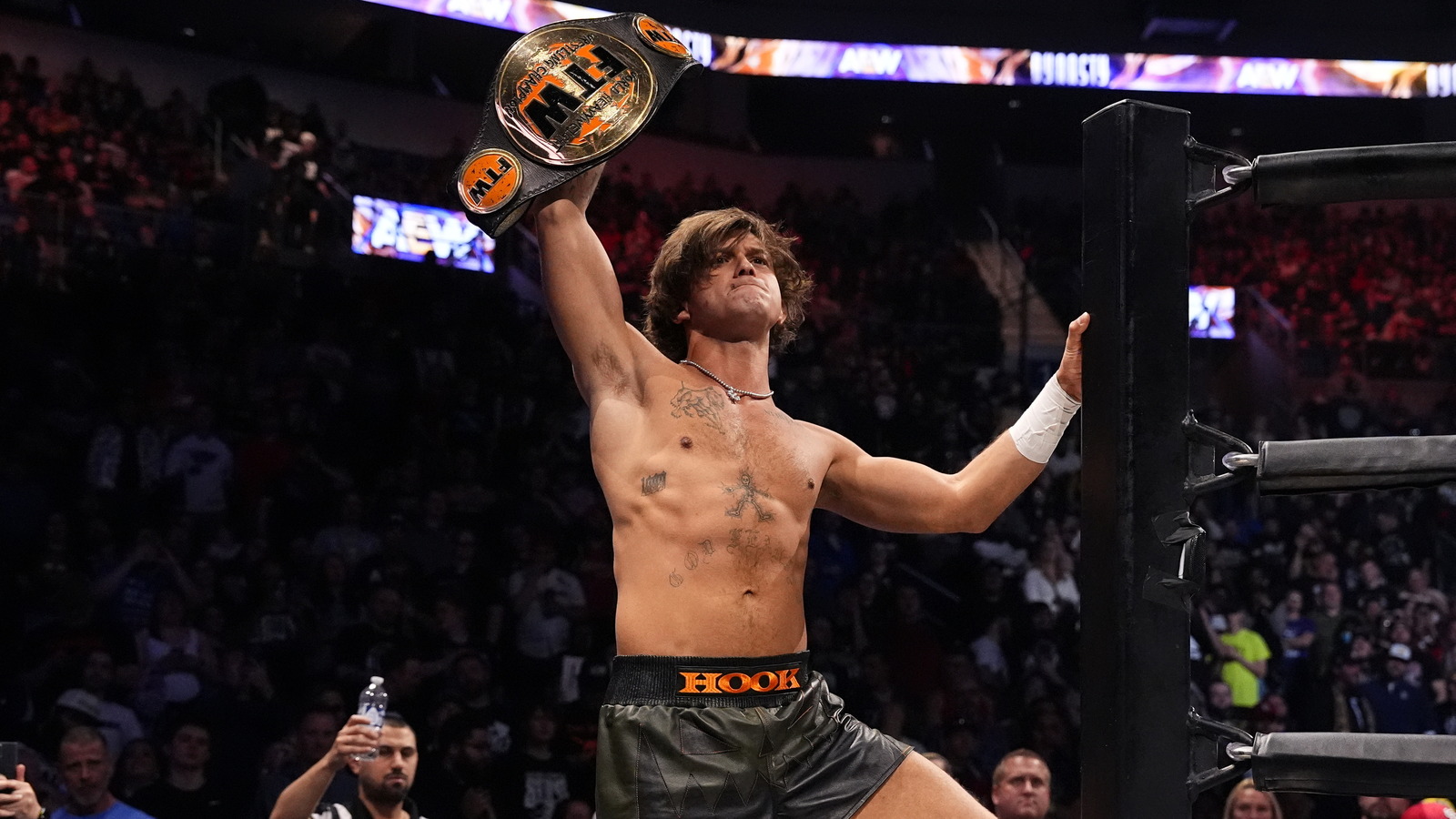 HOOK Defeats Chris Jericho, Regains FTW Title At AEW All In (With Help ...