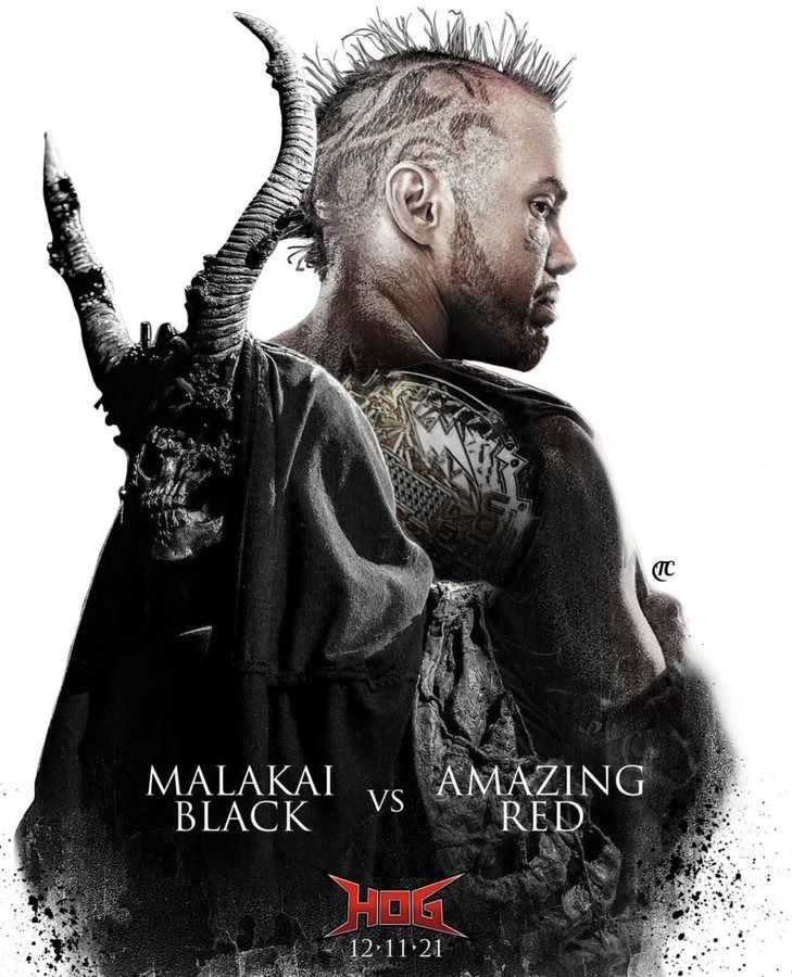 House Of Glory Postpones Malakai Black Vs. Amazing Red Match