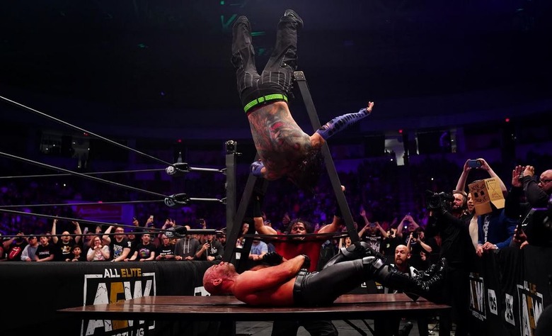 Jeff Hardy Swanton Bomb Off Ladder