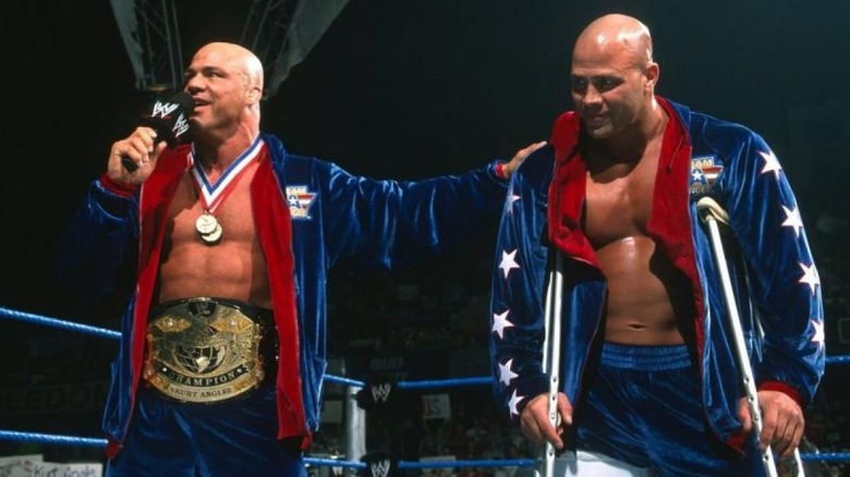 Kurt Angle Has Idea To Manage A New Stable In WWE Kurt Angle Has Idea To Manage A New Stable In WWE