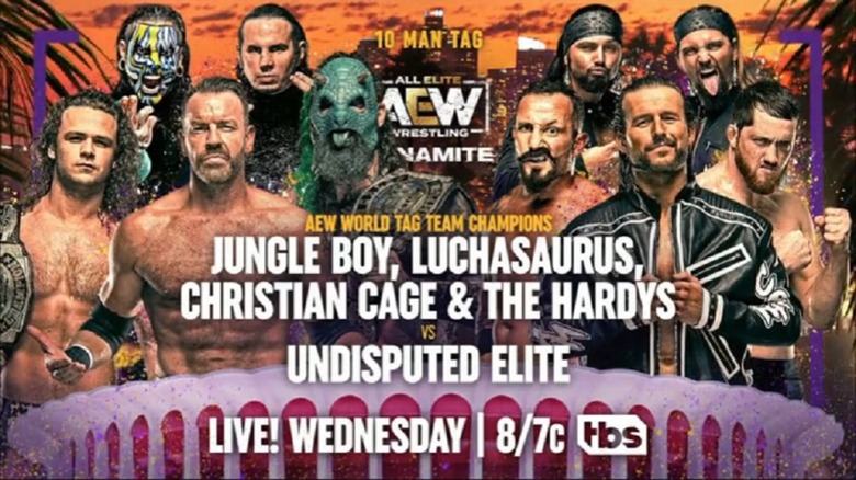 New 10-Man Tag Team Match Added To This Week's AEW Dynamite New 10-Man Tag Team Match Added To This Week's AEW Dynamite