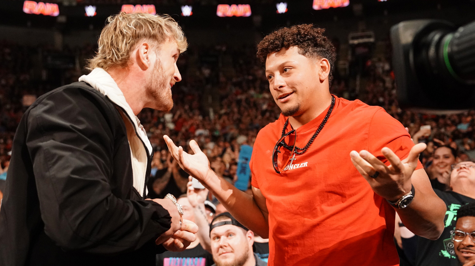 Pat McAfee Reacts To Patrick Mahomes' Involvement In WWE Raw