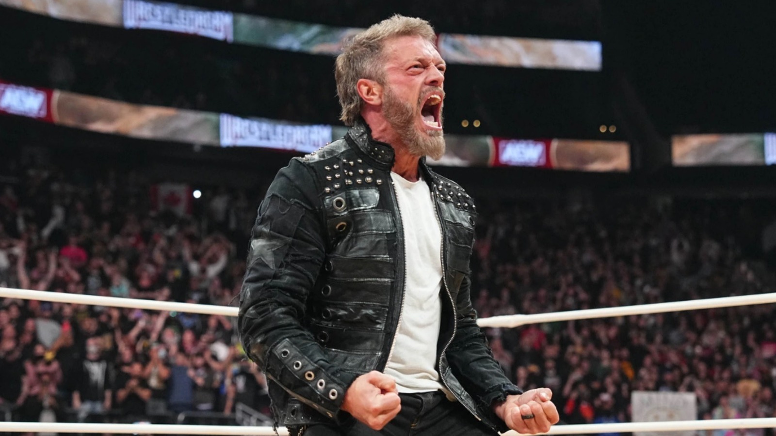 Photo: AEW Stars Saraya, Adam Copeland, And Bryan Danielson Celebrate ...