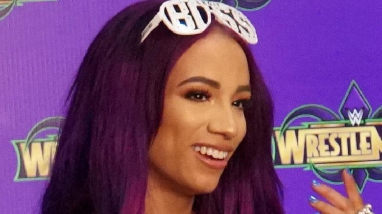 Photo: Sasha Banks Shows Off Ruby Riott Superstar Inspired Look