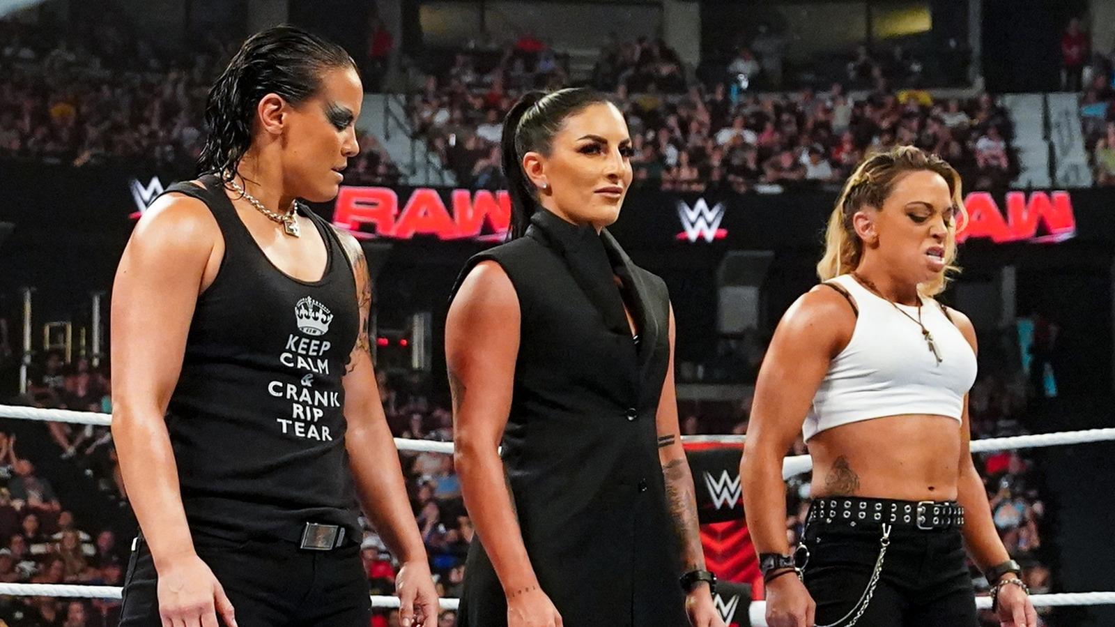 Photo: Sonya Deville, Shayna Baszler & Zoey Stark After Sending Message ...