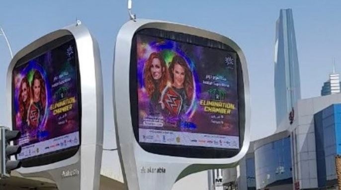 Photos: Female WWE Stars On Billboards In Saudi Arabia For The First ...