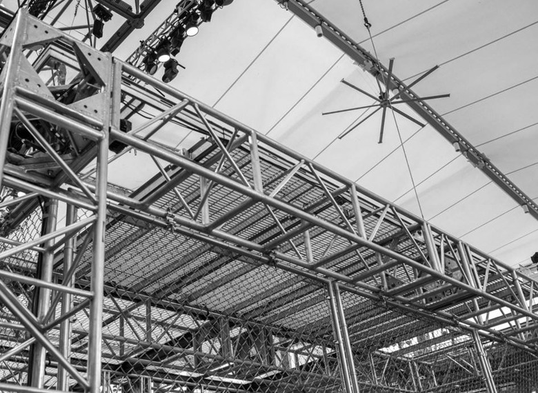 Photos: First Look At AEW Blood & Guts Structure