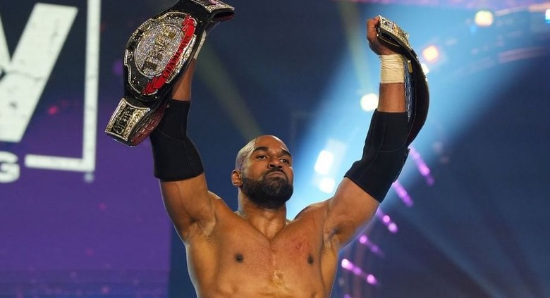 Photos: Scorpio Sky Presented With Custom TNT Title Belt