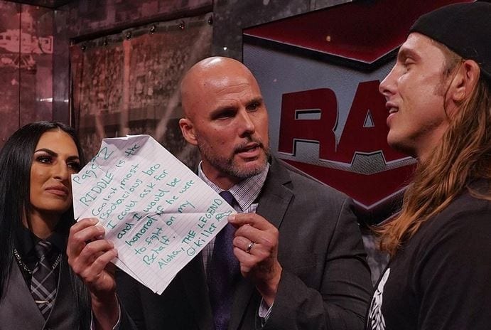 Read Riddle's Letter "From" Randy Orton, Riddle Channels His Inner-RKO ...
