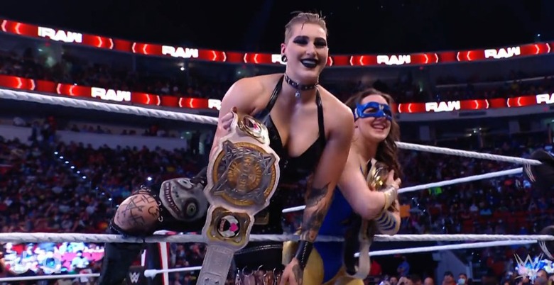 Rhea Ripley Says She Wore Male WWE Superstars’ Pants To The Ring