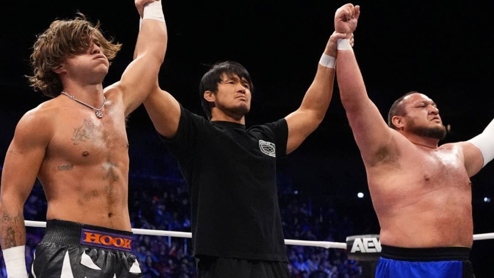 Samoa Joe Discusses Genesis Of AEW Team With HOOK & Shibata