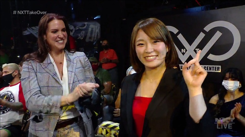 Sarray Appears At WWE NXT "Takeover: Stand And Deliver" Night One With ...