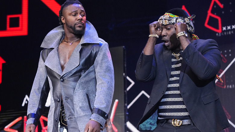 Swerve Strickland Explains Why Prince Nana Doesn't Overshadow Him In AEW Swerve Strickland Explains Why Prince Nana Doesn't Overshadow Him In AEW