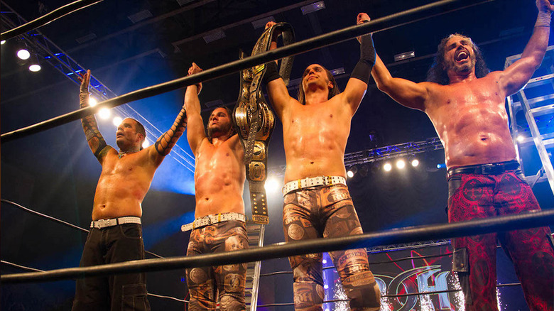 The Young Bucks React To The Hardy Boyz Reuniting In AEW The Young Bucks React To The Hardy Boyz Reuniting In AEW