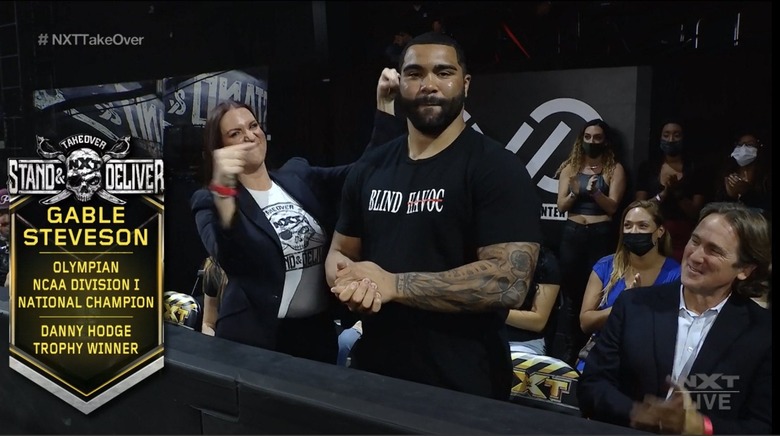 Gable Steveson Appears At WWE NXT Takeover