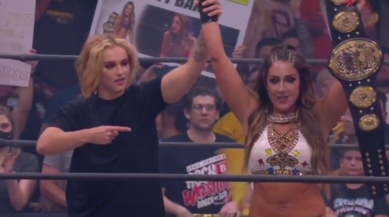 Jamie Hayter Returns To AEW To Back Up Britt Baker