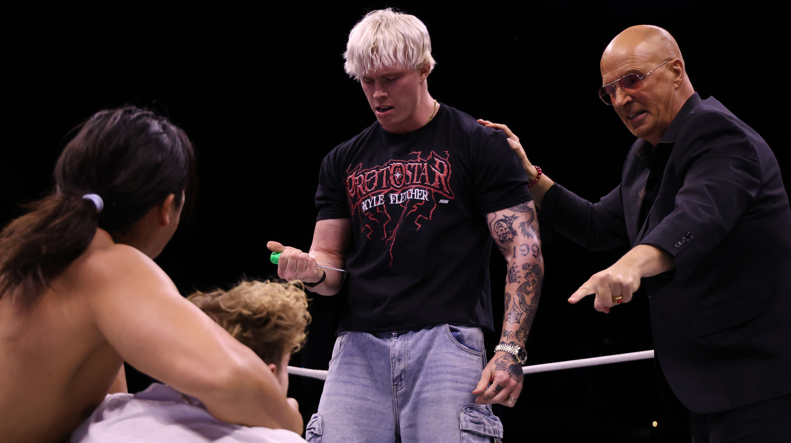 Video: AEW's Kyle Fletcher Has It Out With Don Callis Backstage