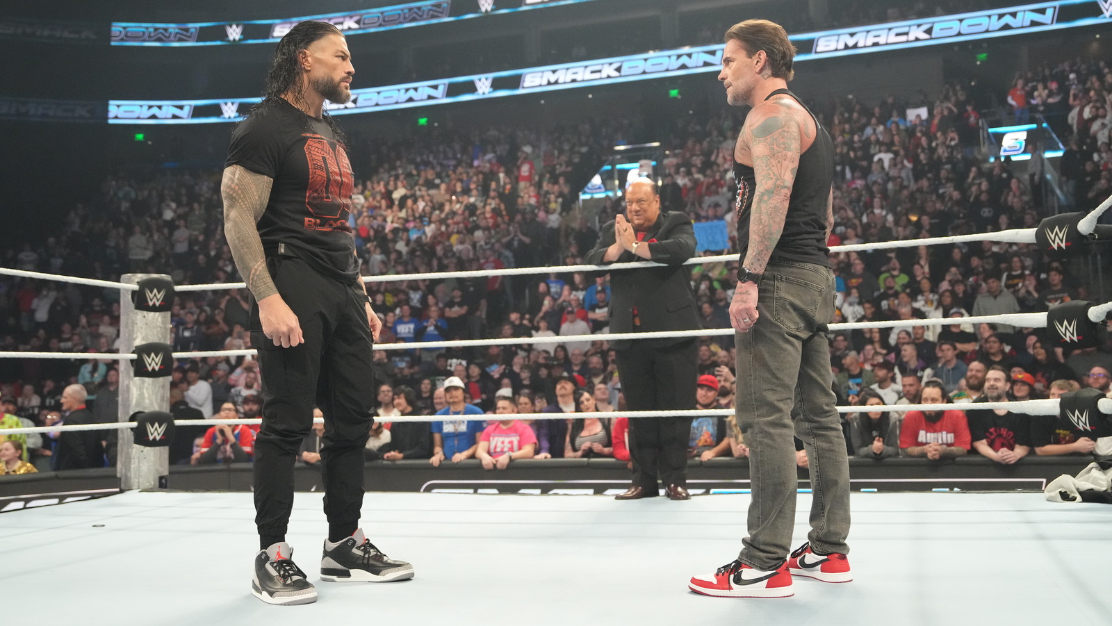Video: CM Punk Adds Personal Twist To OG Bloodline Pose After WWE ...