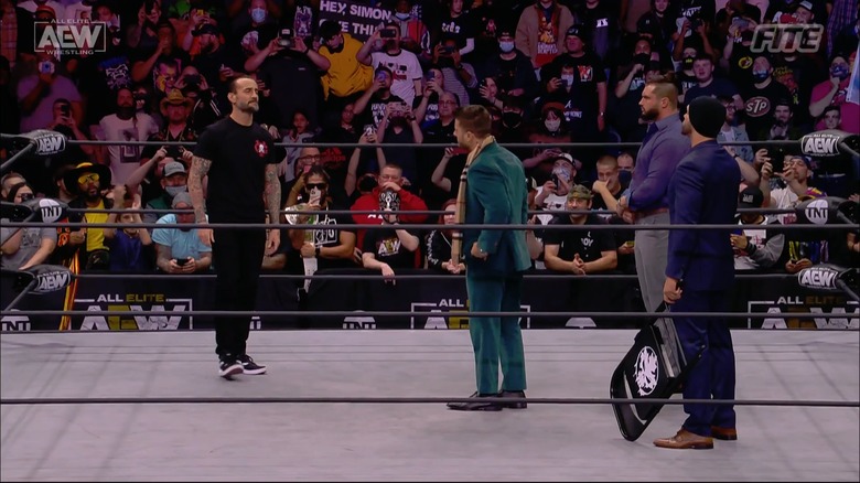 CM Punk Asks Hangman Page To Sing "Cowboy Songs" After Dynamite