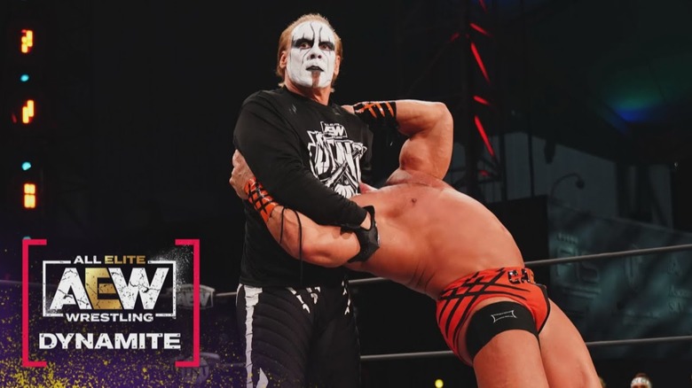 Video: Sting Hits Scorpion Death Drop On AEW Dynamite