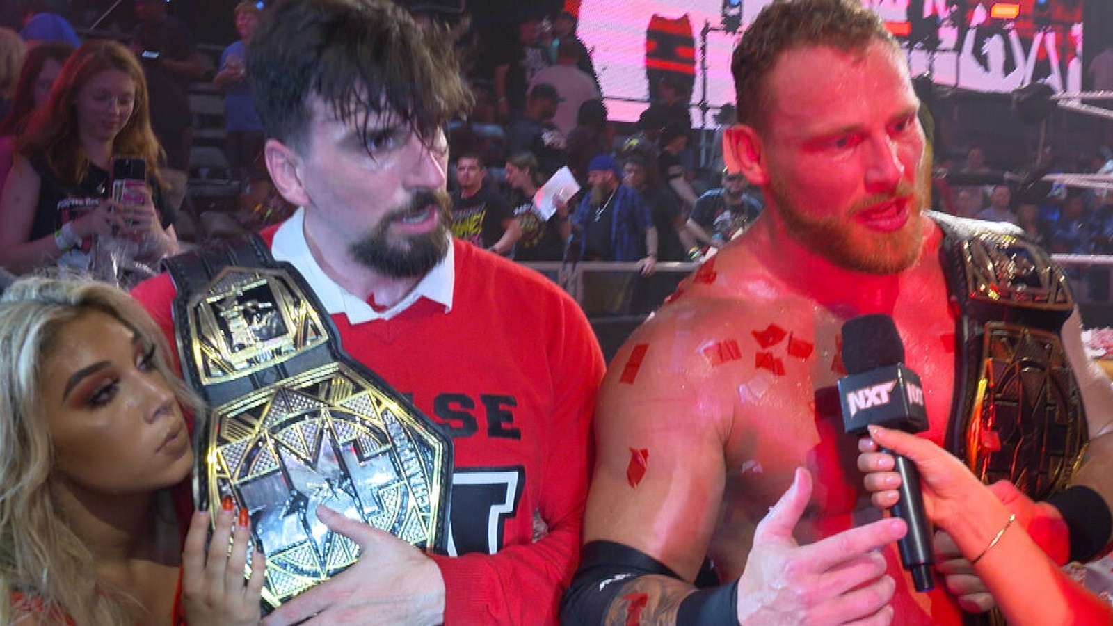 Video: WWE's Chase U Celebrates After Winning NXT Tag Team Titles