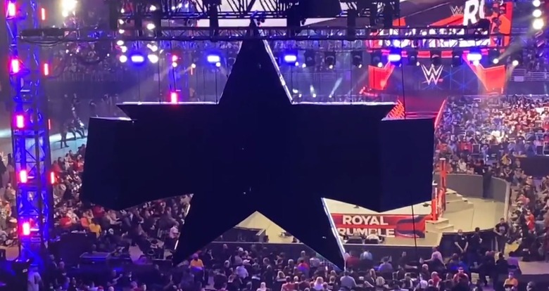 WrestleMania 38 Sign Catches Fire Twice At The Royal Rumble, Becky ...