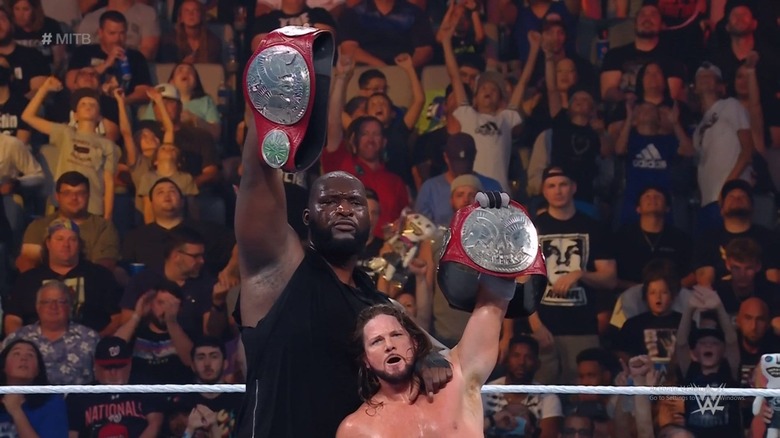 WWE Money In The Bank: The Viking Raiders Vs. AJ Styles And Omos (RAW ...