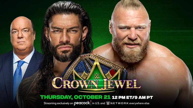 WWE Pulls Brock Lesnar Vs. Roman Reigns Stipulation, WWE Crown Jewel ...