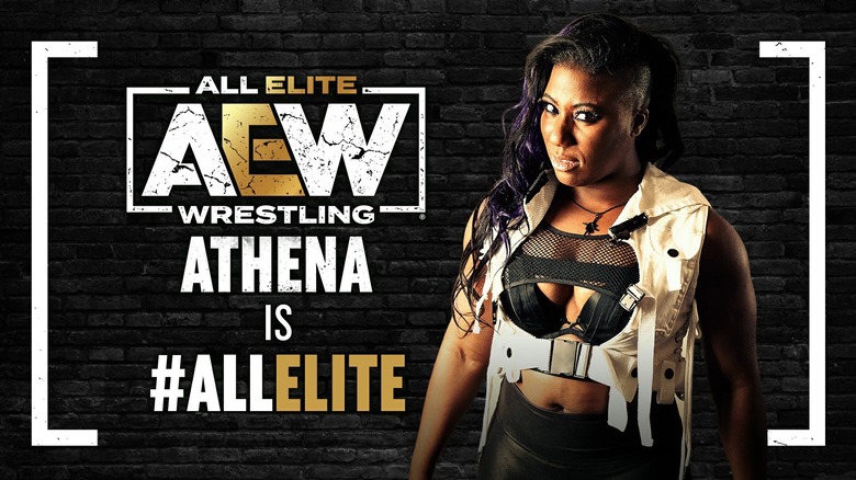 WWE Star Reacts To Athena's AEW Debut At Double Or Nothing
