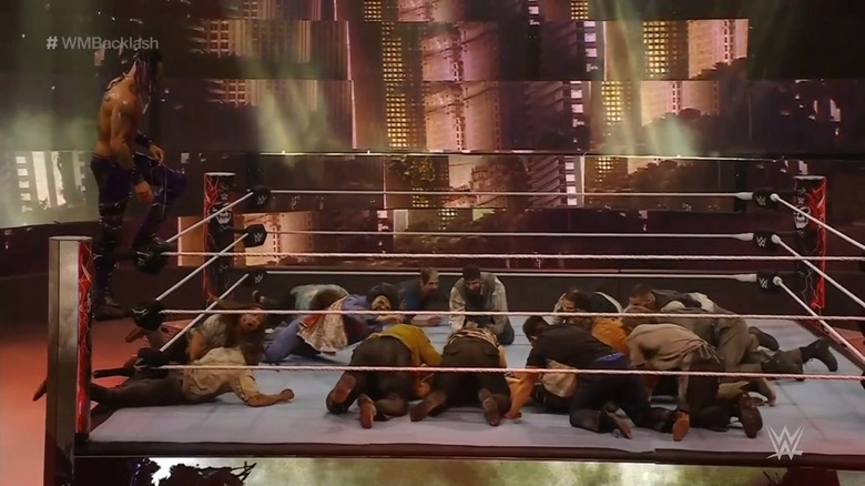 WWE WrestleMania Backlash: Damian Priest Vs. The Miz (Zombies ...