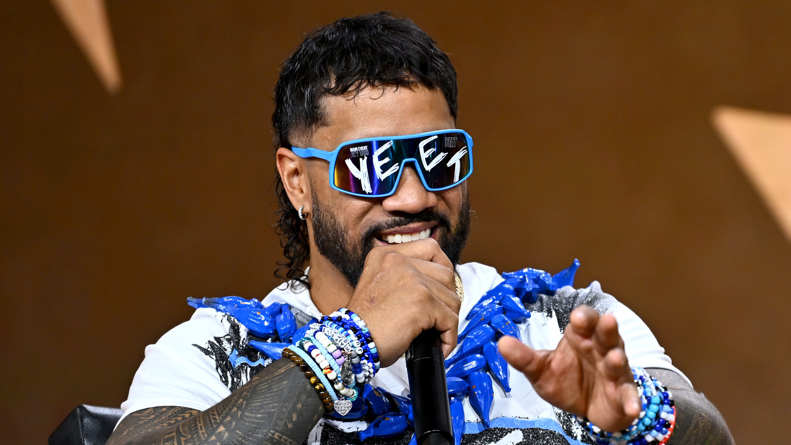 WWE's Jey Uso Lays Out Interesting Proposition For Reunited Rock Band Oasis